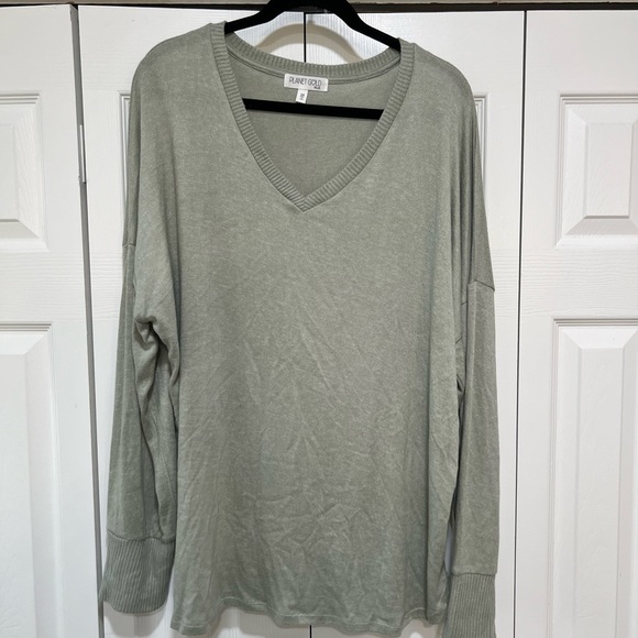 Planet Gold | Sweaters | New Wo Tags Sage Green Planet Gold Size 2x ...